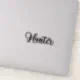 Hunter Name - Handwritten Calligraphy Sticker | Zazzle