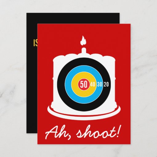 Hunter's 50th Birthday Target Invitation | Zazzle