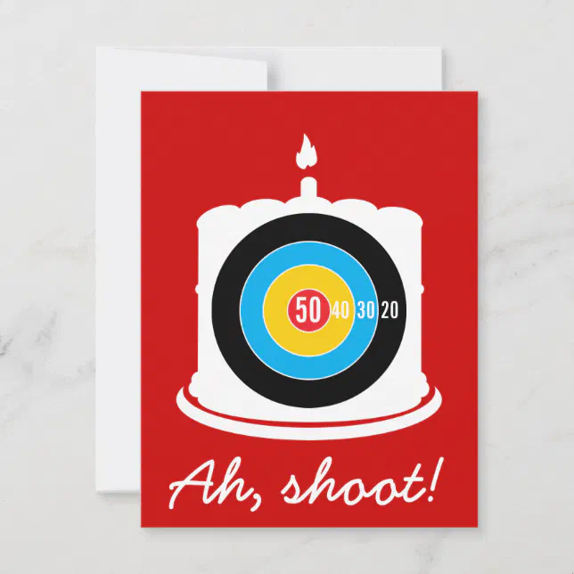 Hunter's 50th Birthday Target Invitation | Zazzle