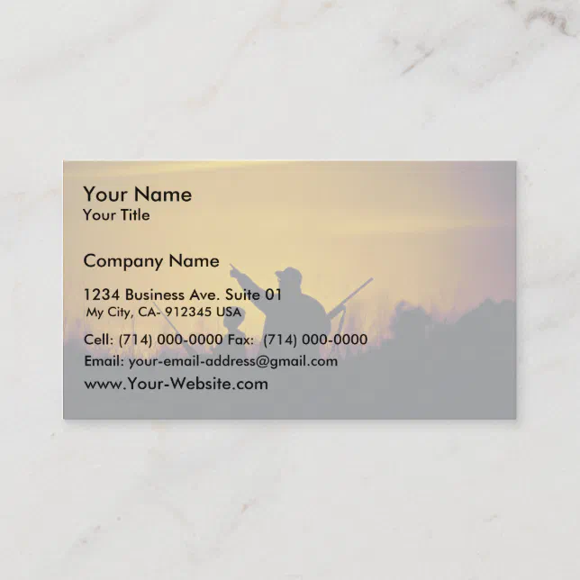 Hunting Business Card | Zazzle