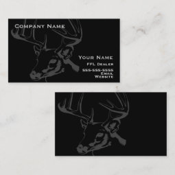 Hunting business card | Zazzle