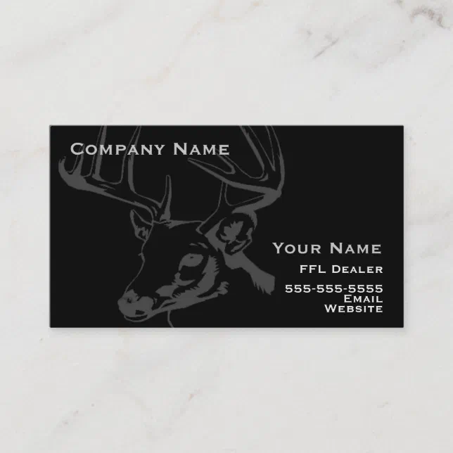 Hunting business card | Zazzle