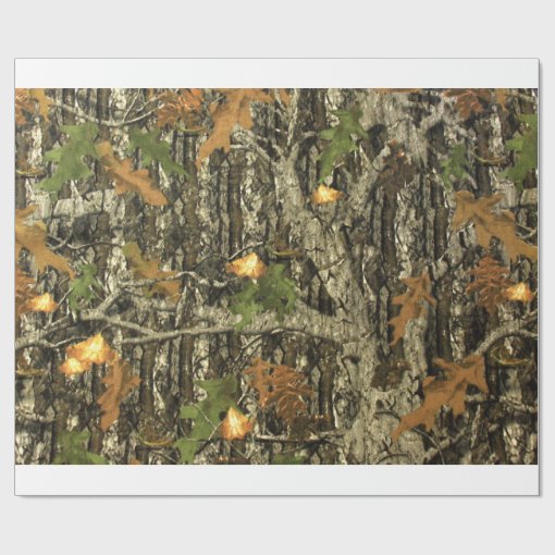 Hunting Camo Wrapping Paper | Zazzle