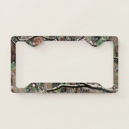 Hunting Camouflage Pattern 4 License Plate Frame | Zazzle.com