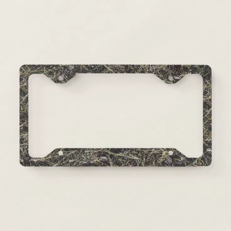 Hunting Camouflage Pattern 7 License Plate Frame | Zazzle