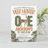 Hunting First Birthday Invitation | Zazzle