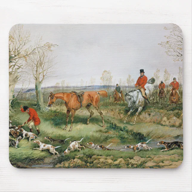 Hunting Scene Mouse Pad | Zazzle