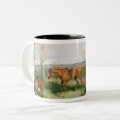 Hunting Scene Two-Tone Coffee Mug | Zazzle