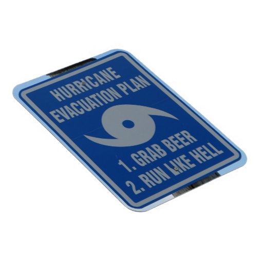 Hurricane Beer Plan Magnet | Zazzle