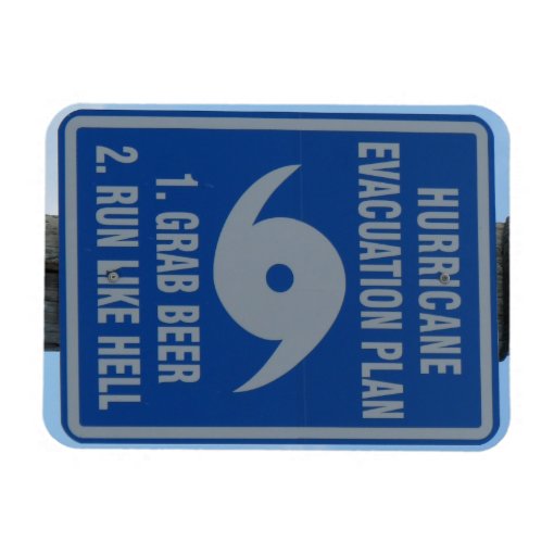 Hurricane Beer Plan Magnet | Zazzle