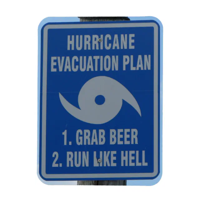 Hurricane Beer Plan Magnet | Zazzle