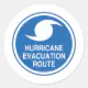 Hurricane Evacuation Classic Round Sticker | Zazzle