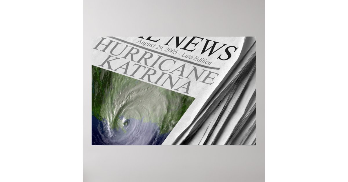 Hurricane Katrina Poster | Zazzle