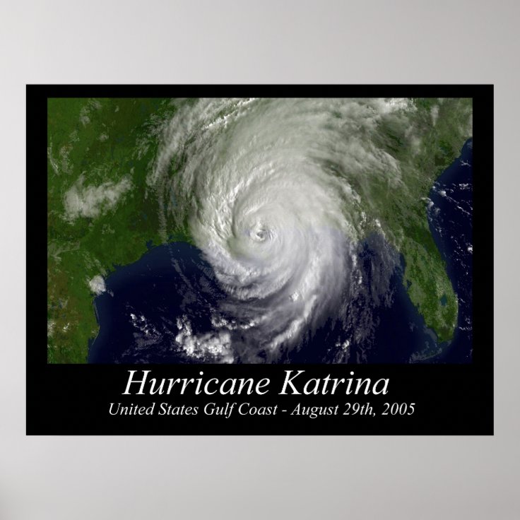 Hurricane Katrina Poster | Zazzle