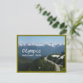 Hurricane Ridge (Olympic N.P.) with text Postcard | Zazzle