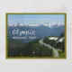 Hurricane Ridge (Olympic N.P.) with text Postcard | Zazzle