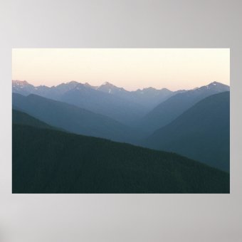 Hurricane Ridge Poster | Zazzle