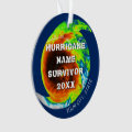 HURRICANE SURVIVOR Commemorative Personalized Ornament | Zazzle