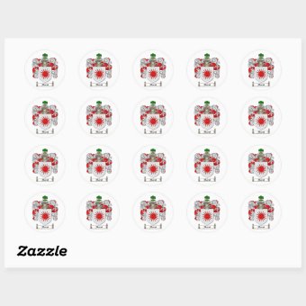 HURST FAMILY CREST - HURST COAT OF ARMS CLASSIC ROUND STICKER | Zazzle