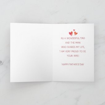 Husband and Dad Father's Day Sending Hugs and Kiss Card | Zazzle