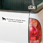 Husky bumper sticker | Zazzle