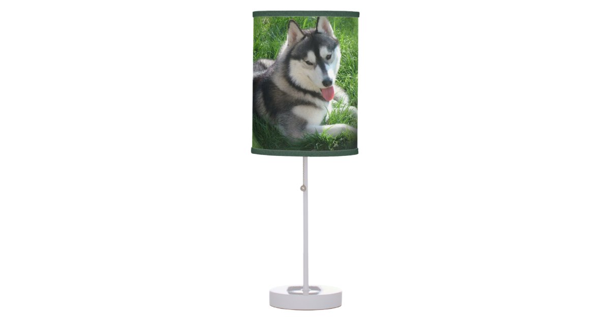 Husky Dog Table Lamp | Zazzle