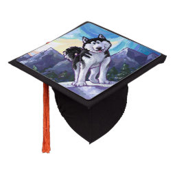 Husky Gifts & Accessories Graduation Cap Topper | Zazzle