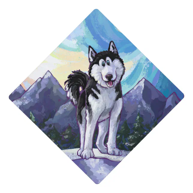 Husky Gifts & Accessories Graduation Cap Topper | Zazzle