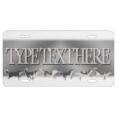 Husky License Custom Husky Sled Team License Plate | Zazzle