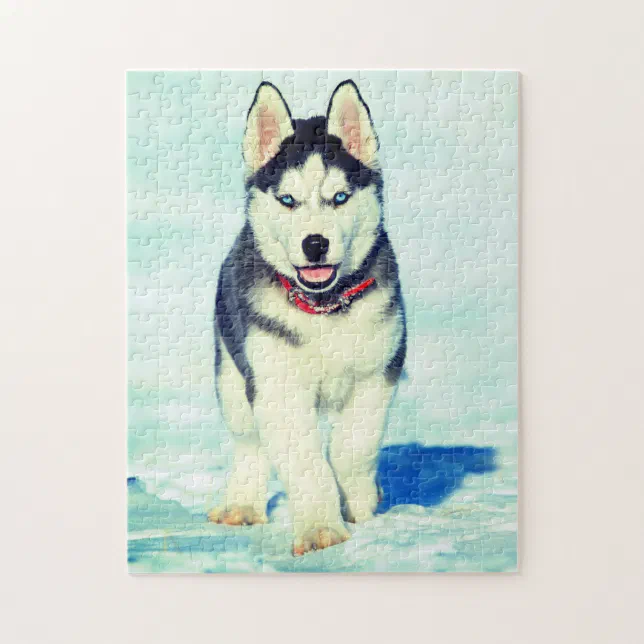 Husky Puppy Puzzle | Zazzle