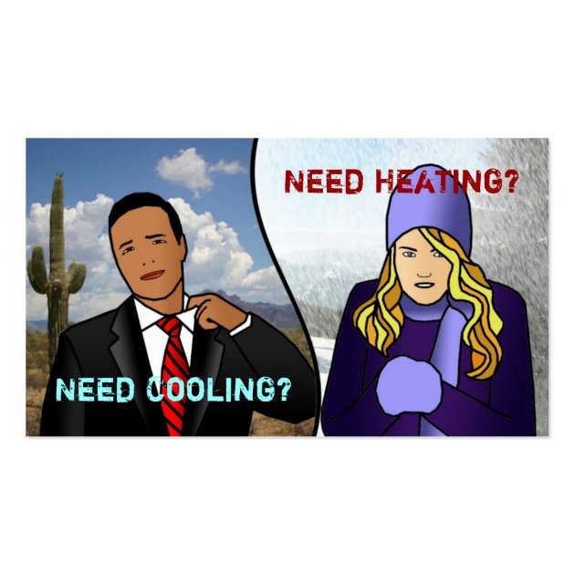 HVAC Business Cards