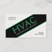 HVAC Heating & Cooling Professional Business Card | Zazzle