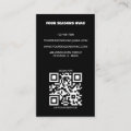 HVAC Heating Cooling Specialists Modern QR code Business Card | Zazzle