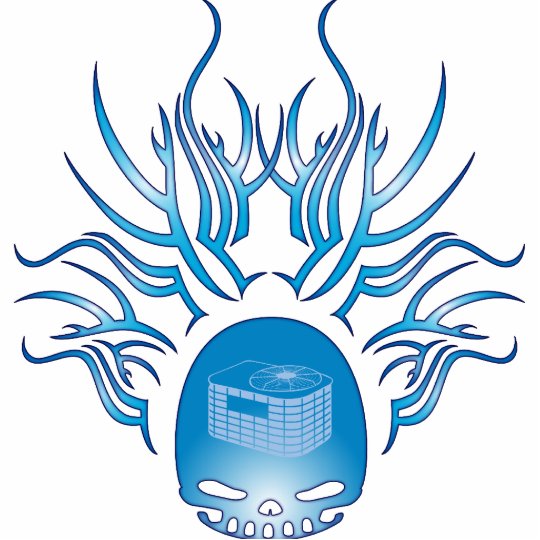 HVAC Skull Cutout | Zazzle.com