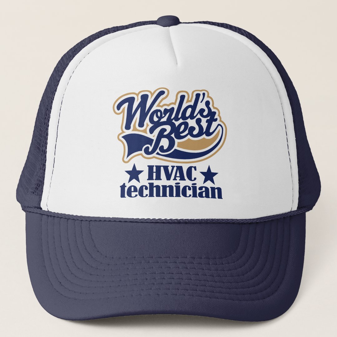 Hvac Technician Gift Trucker Hat | Zazzle