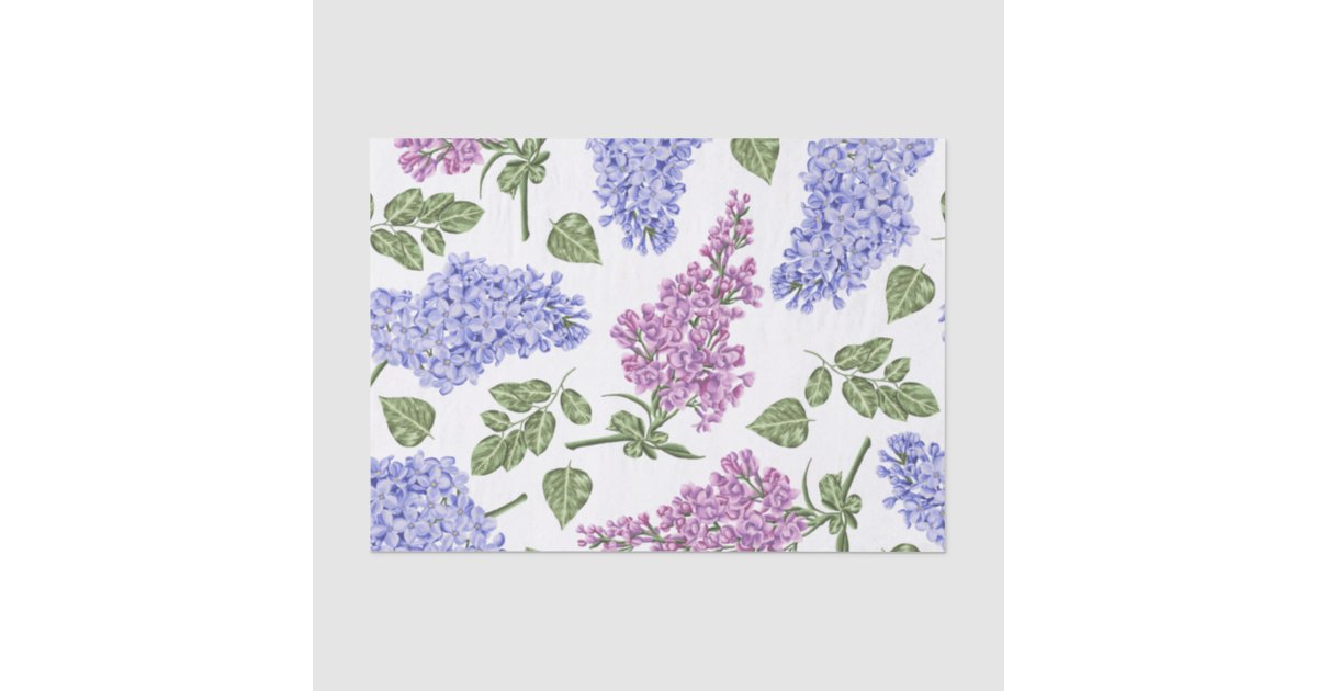 Hyacinth Tissue Paper | Zazzle