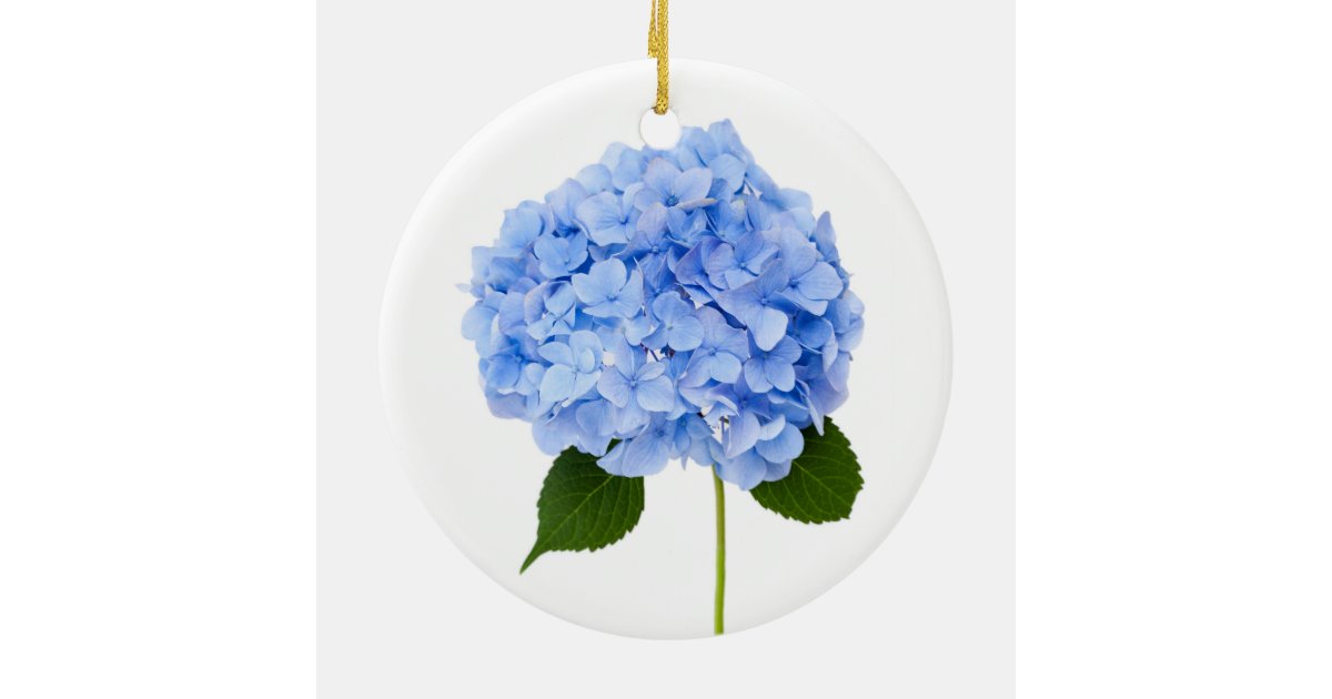 Hydrangea Ceramic Ornament | Zazzle