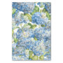 Hydrangea Floral Classic Blue Pattern Tissue Paper | Zazzle