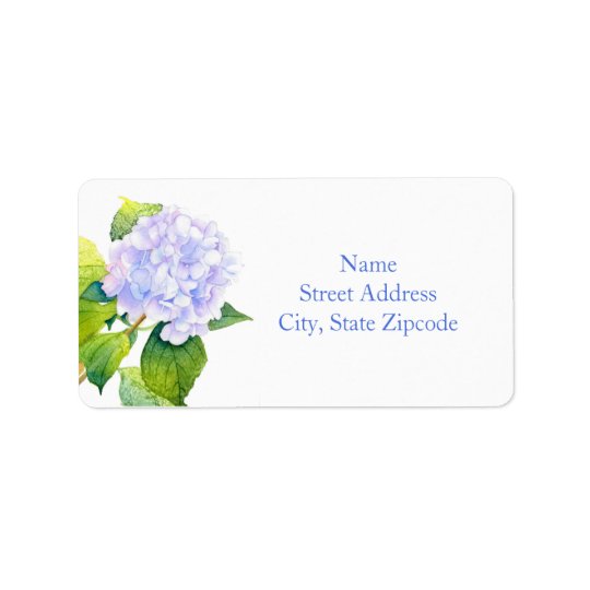 'Hydrangea' Label | Zazzle.com