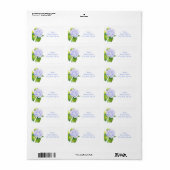 'Hydrangea' Label | Zazzle