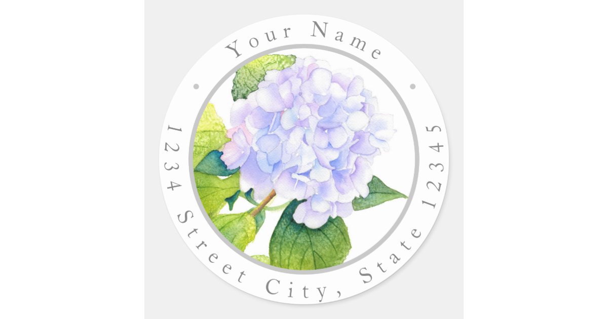 Hydrangea Labels | Zazzle