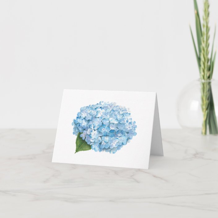 Hydrangea Note Card | Zazzle.com