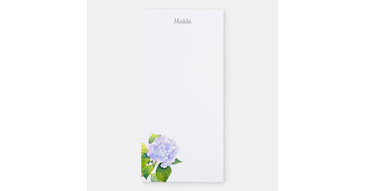 Hydrangea Notepad | Zazzle