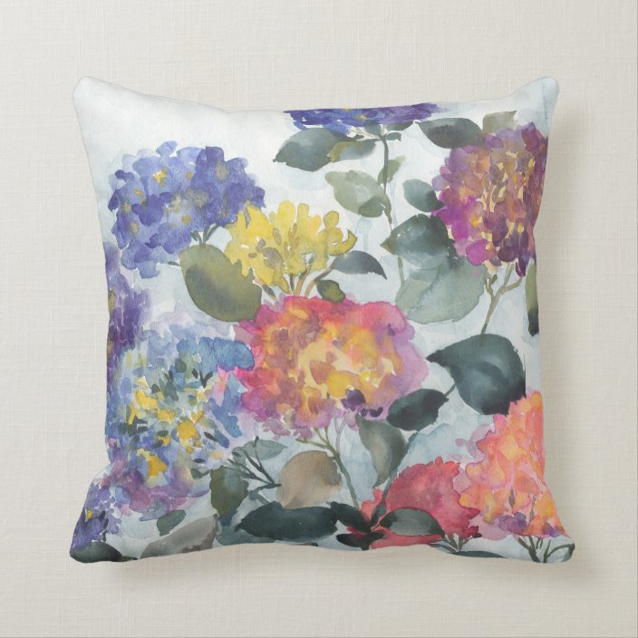 Hydrangea Throw Pillow | Zazzle.com