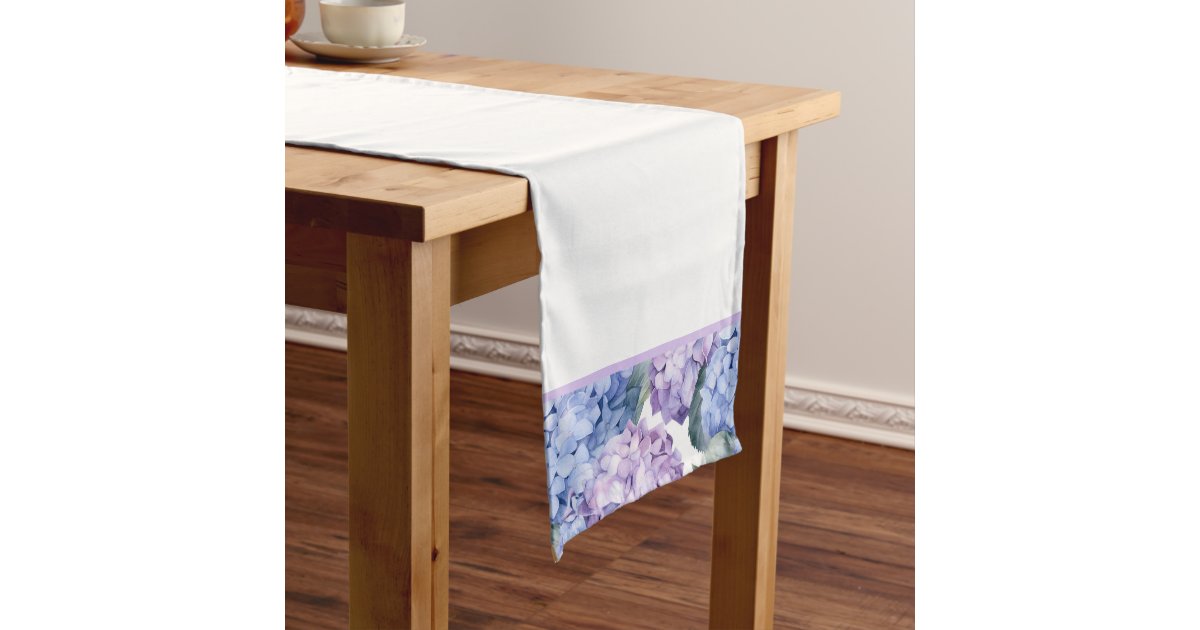 Hydrangeas Table Runner | Zazzle
