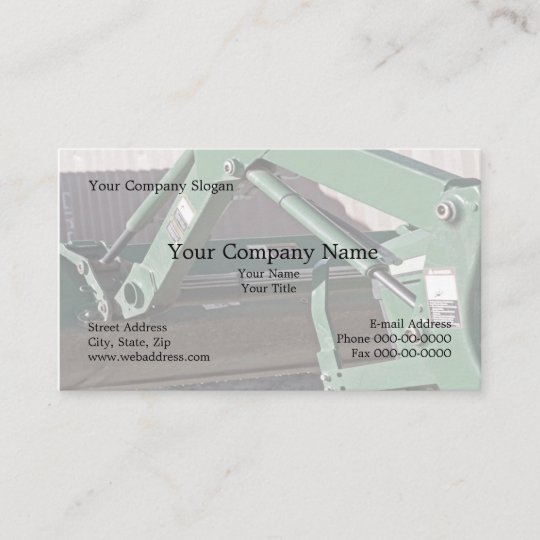 Hydraulics Sales and Service Business Card | Zazzle.com
