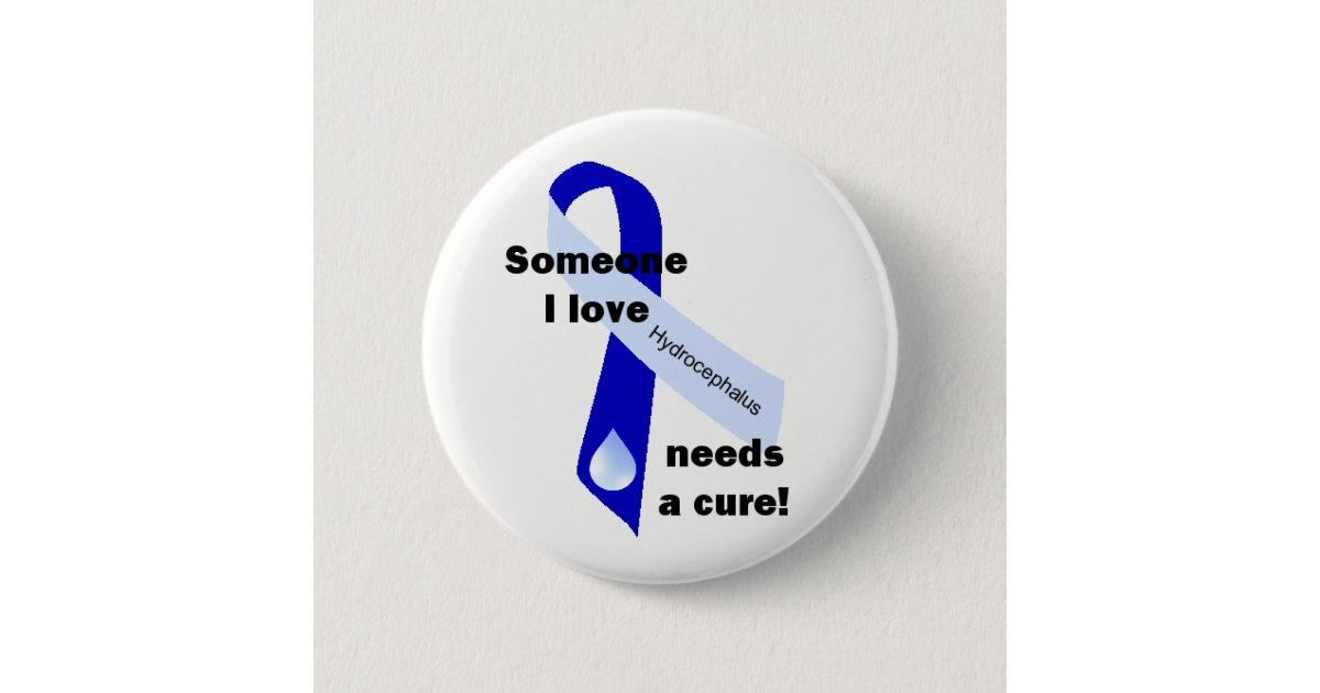 Hydrocephalus Awareness Button | Zazzle