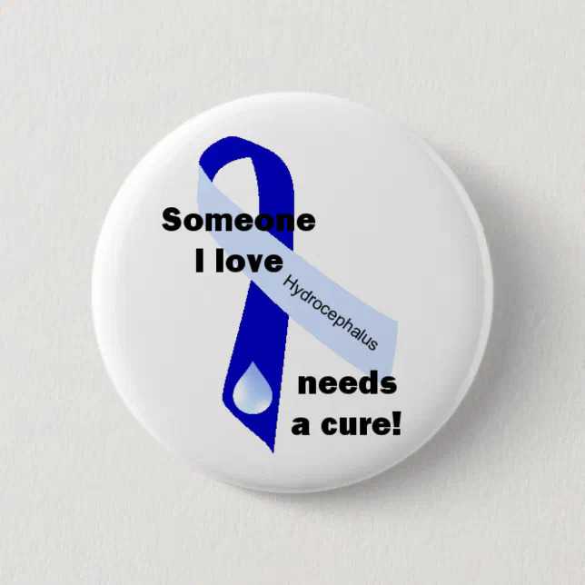 Hydrocephalus Awareness Button | Zazzle