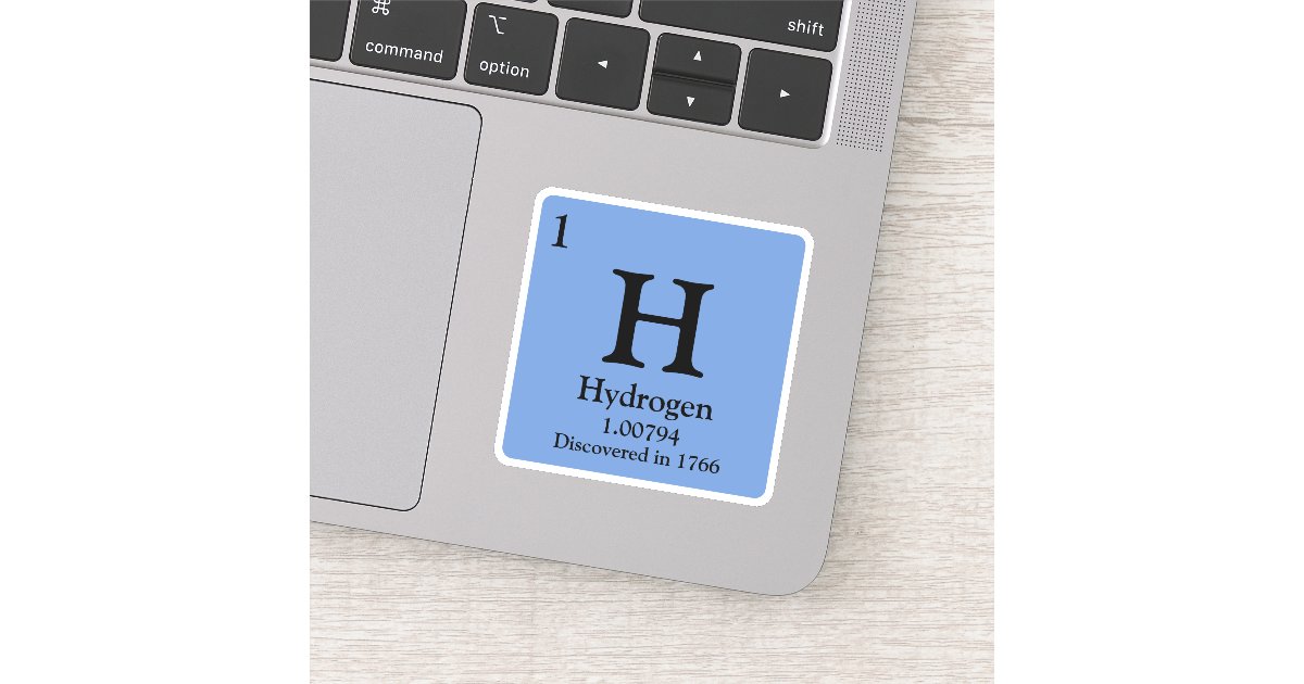 Hydrogen Periodic Table Sticker | Zazzle