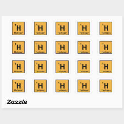 Hydrogen Sticker | Zazzle
